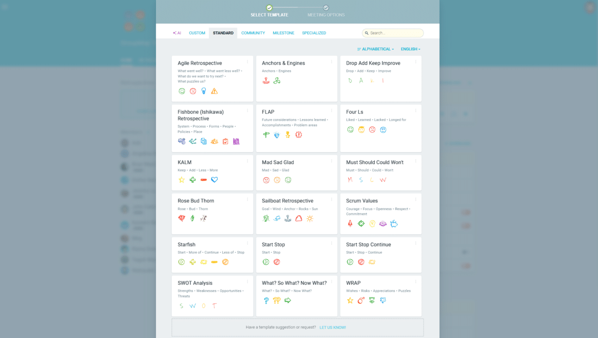 Dynamic Template - TeamRetro