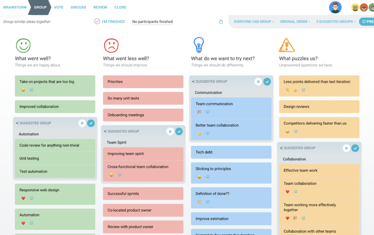 Snakes and Ladders Retrospective Template | TeamRetro